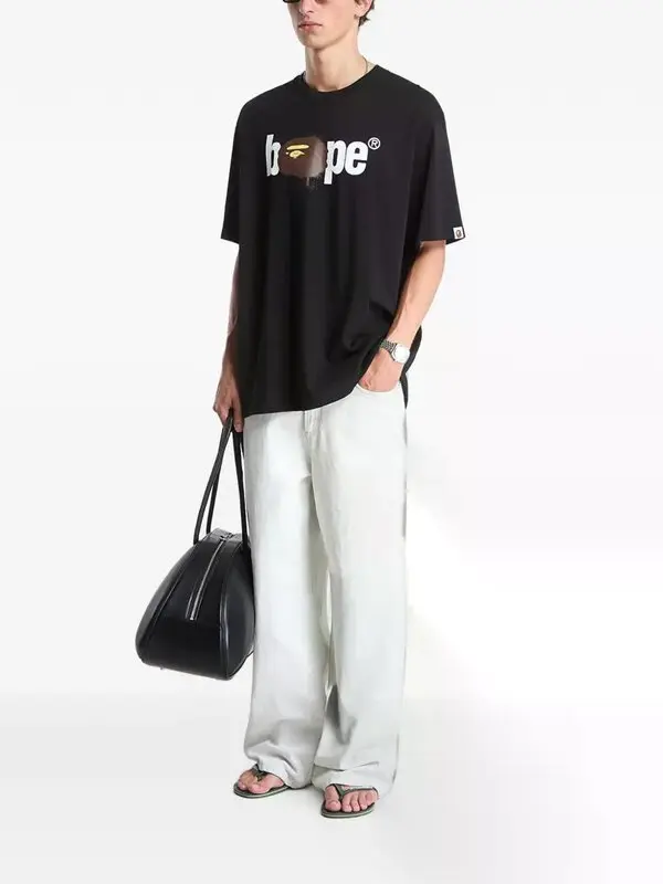 A BATHING APE Graffiti Logo Relaxed-fit T-shirt