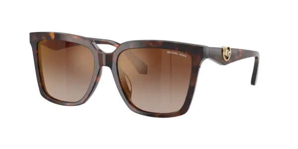Michael Kors Sunglass Aggio - Brown Gradient Mirror Red