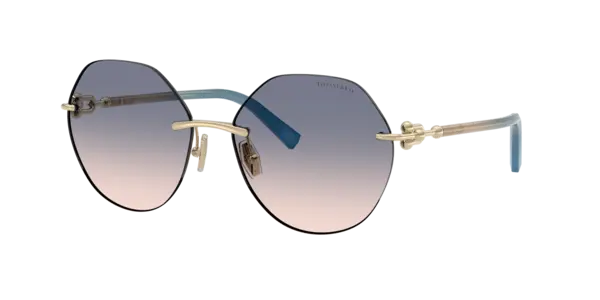 Tiffany & Co. Sunglass Tf3123 - Light Brown Gradient Blue