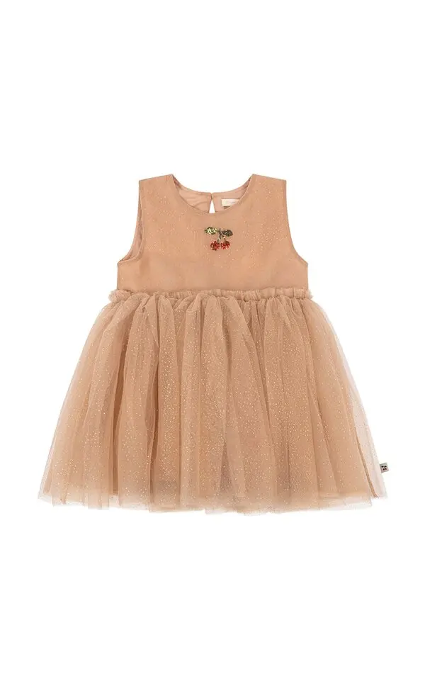 KONGES SLØJD Merle Ruffled Tulle Mini Dress - Pink