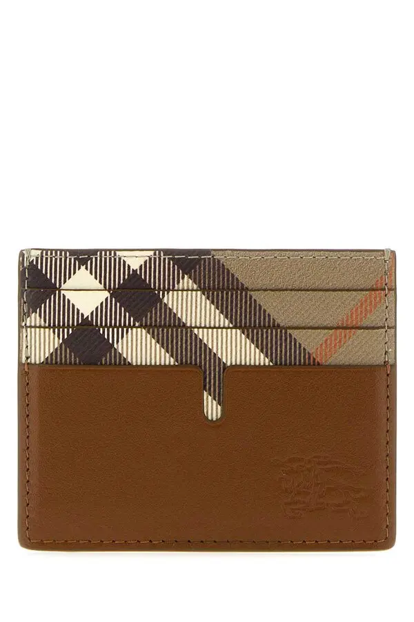 Burberry Tall Sandon Pop Calf Grain Leather Wallet