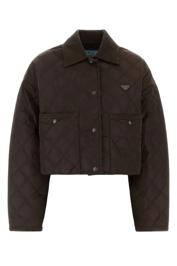 Prada Chocolate Re-nylon Reversible Jacket