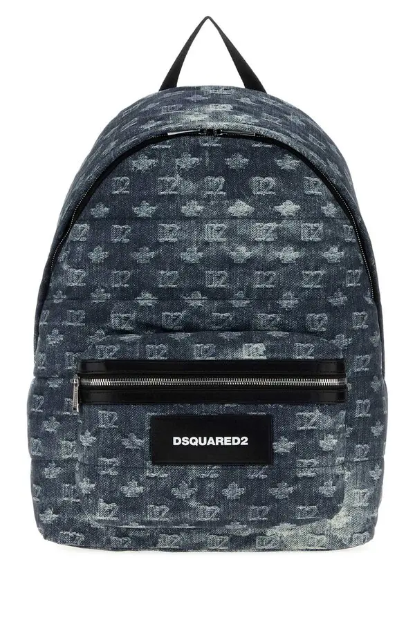 Dsquared2 Monogram Fabric Backpack 30.5 Cm