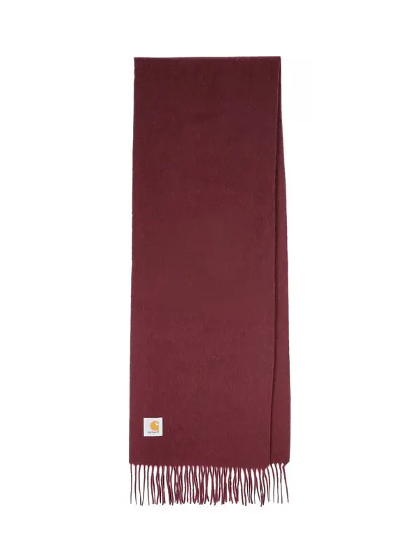 Carhartt Work In Progress Wool Fringe Scarf - Red