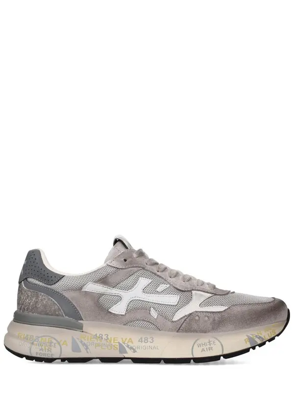 Premiata Mini Leather Sneakers For