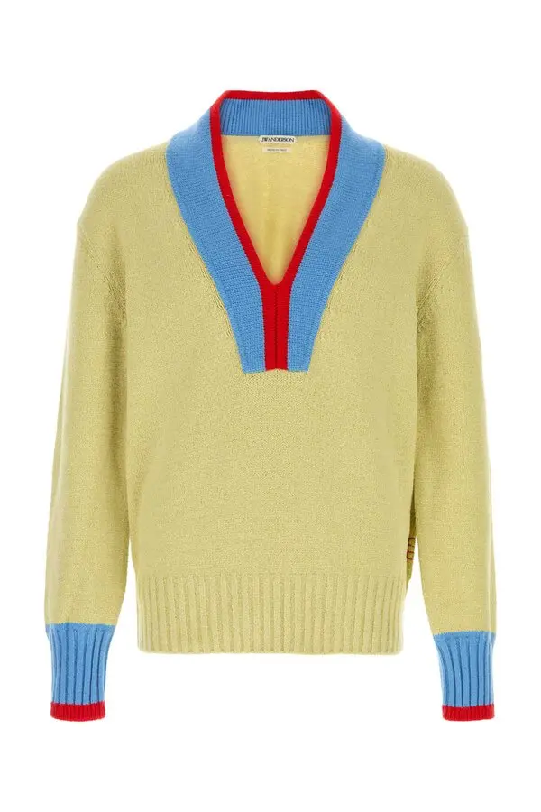 JW Anderson Pastel Stretch Cotton Blend Sweater