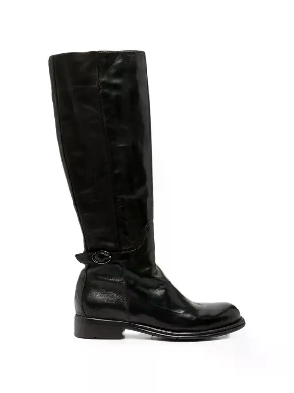 LEMARGO Buckle-detail Leather Boots