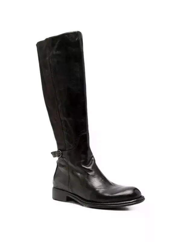 LEMARGO Buckle-detail Leather Boots