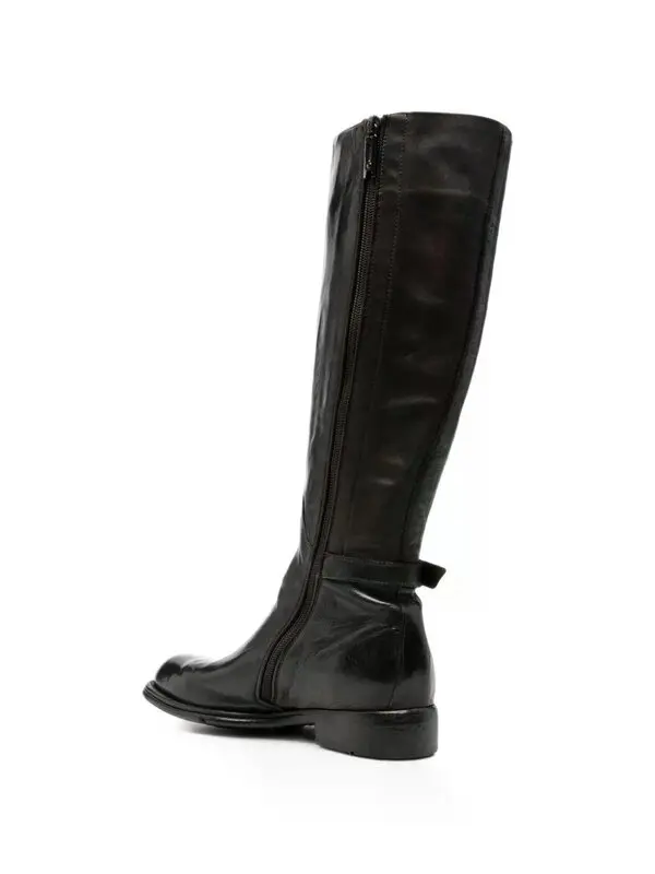 LEMARGO Buckle-detail Leather Boots