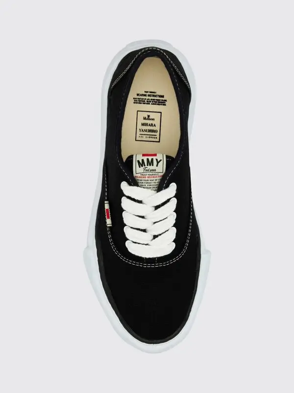 Mihara Yasuhiro Baker Og Low Top Canvas Trainers With Round Toe