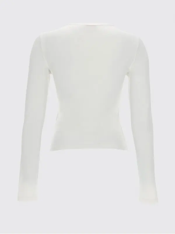 DIESEL® T-uncutieslong-od Long-sleeved T-shirt In Cotton With A Slim Fit - White