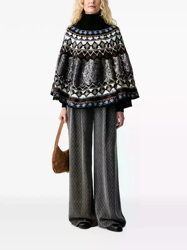Munthe Verst Sequin-embellished Poncho