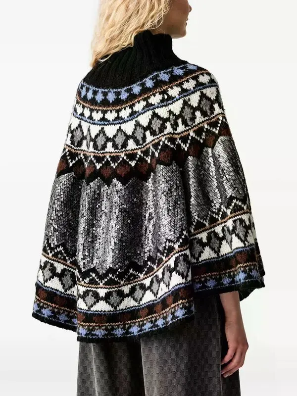 Munthe Verst Sequin-embellished Poncho