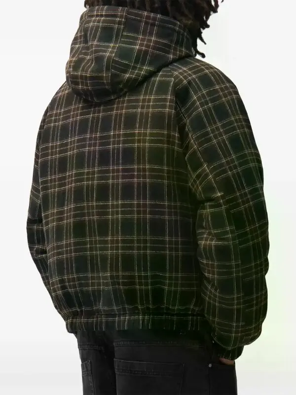 ARTE ANTWERP Check-pattern Reversible Jacket