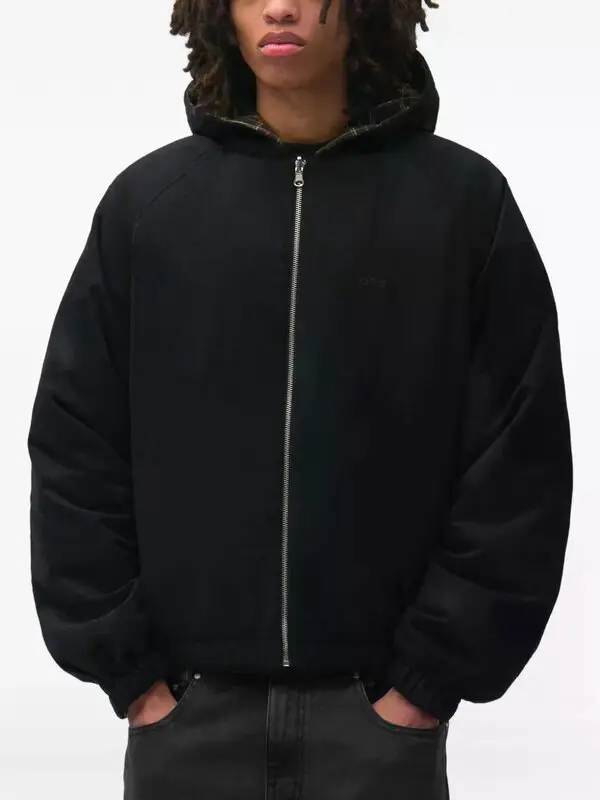 ARTE ANTWERP Check-pattern Reversible Jacket