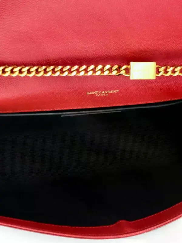 Saint Laurent Classic Monogram Grainy Leather Medium Crossbody Bag