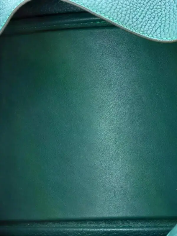 Hermès Lindy Bag Clemence 30 Shoulder Bag - Green