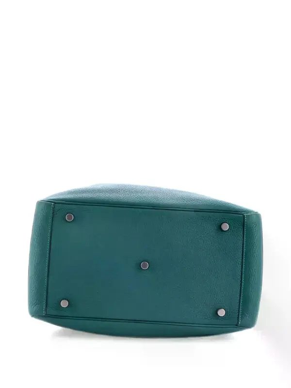 Hermès Lindy Bag Clemence 30 Shoulder Bag - Green