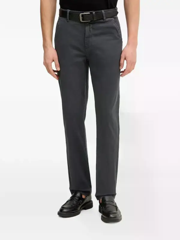 LINDBERGH Belted Chino Trousers - Grey