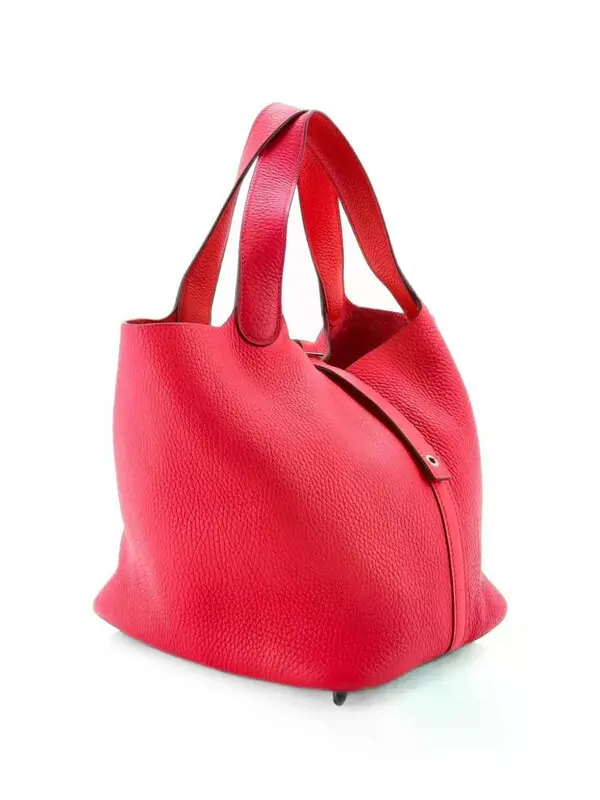 Hermès Picotin Lock Bag Tricolor Clemence Mm Tote Bag - Pink