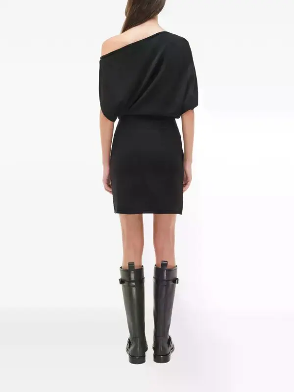 Simkhai Shania Off-shoulder Knit Mini Dress