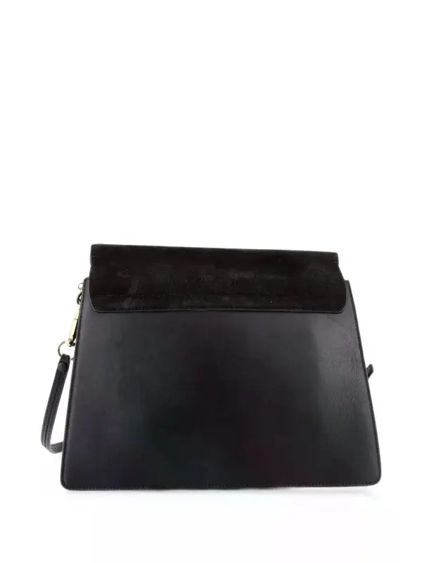 Chloé Faye Leather And Suede Medium Shoulder Bag