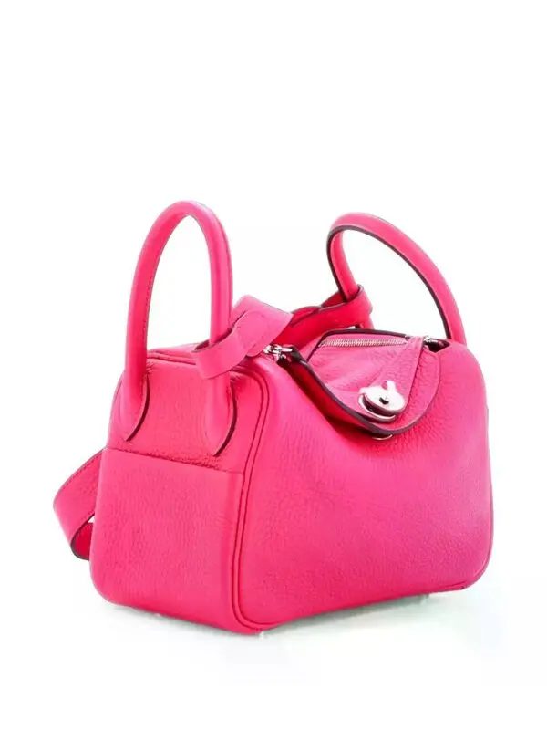 Hermès Lindy Bag Clemence Mini Crossbody Bag - Pink