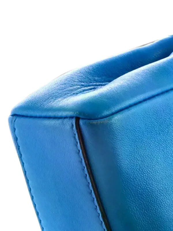Fendi Peekaboo Bag Leather Micro Crossbody Bag
