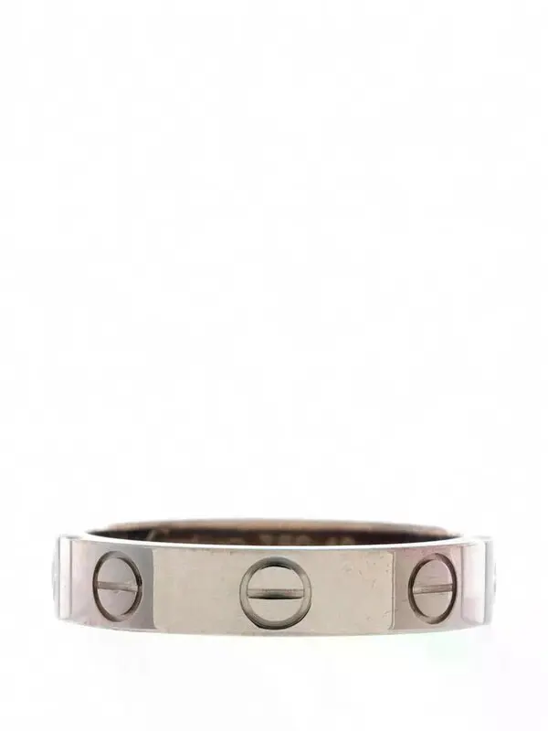 Cartier Love Wedding Band 18k White Gold Ring
