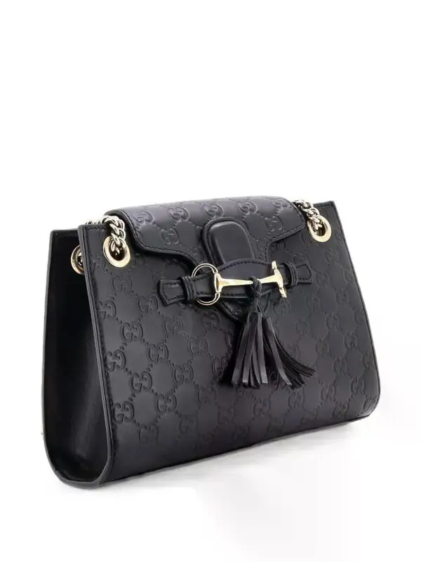 Gucci Emily Chain Flap Guccissima Leather Small Shoulder Bag