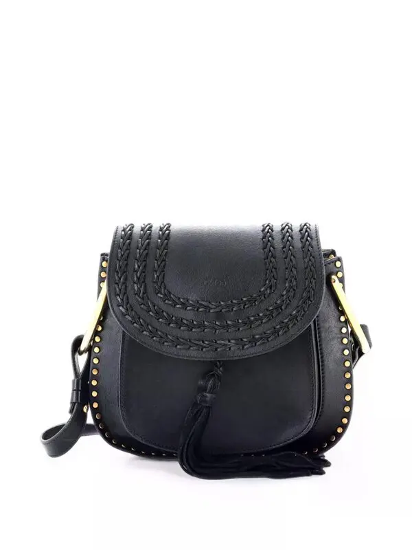 Chloé Hudson Handbag Whipstitch Leather Small Crossbody Bag