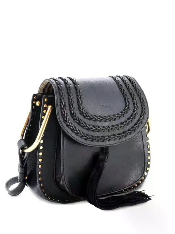 Chloé Hudson Handbag Whipstitch Leather Small Crossbody Bag