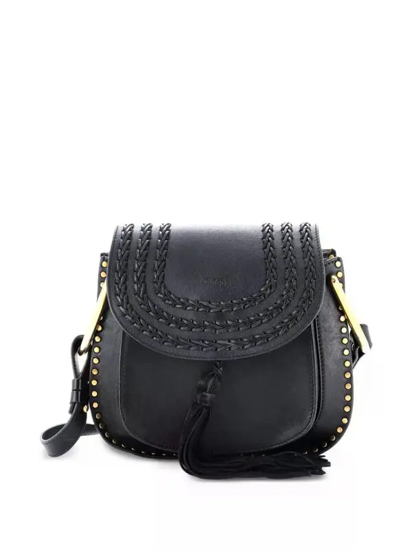 Chloé Hudson Handbag Whipstitch Leather Small Crossbody Bag