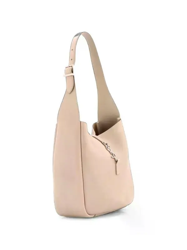 Saint Laurent Le 5 A 7 Supple Leather Small Hobo Bag