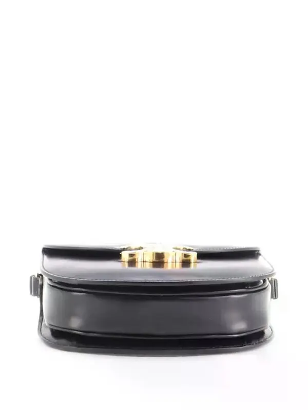 Celine Triomphe Besace Clea Flap Bag Leather Shoulder Bag