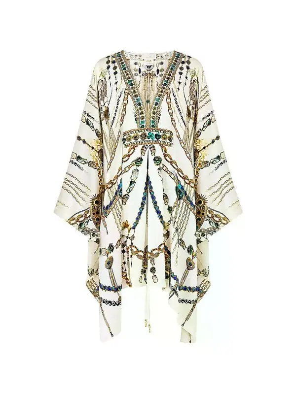 Camilla Chain Gang Silk Mini Dress