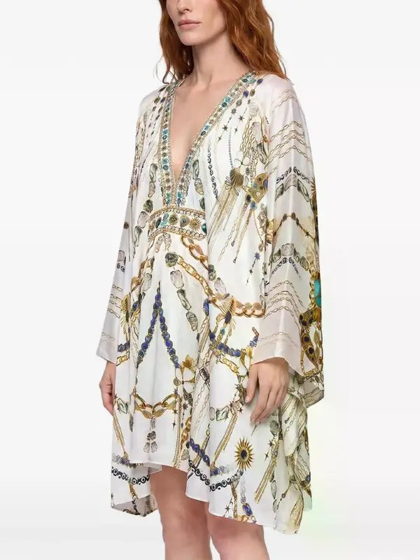 Camilla Chain Gang Silk Mini Dress