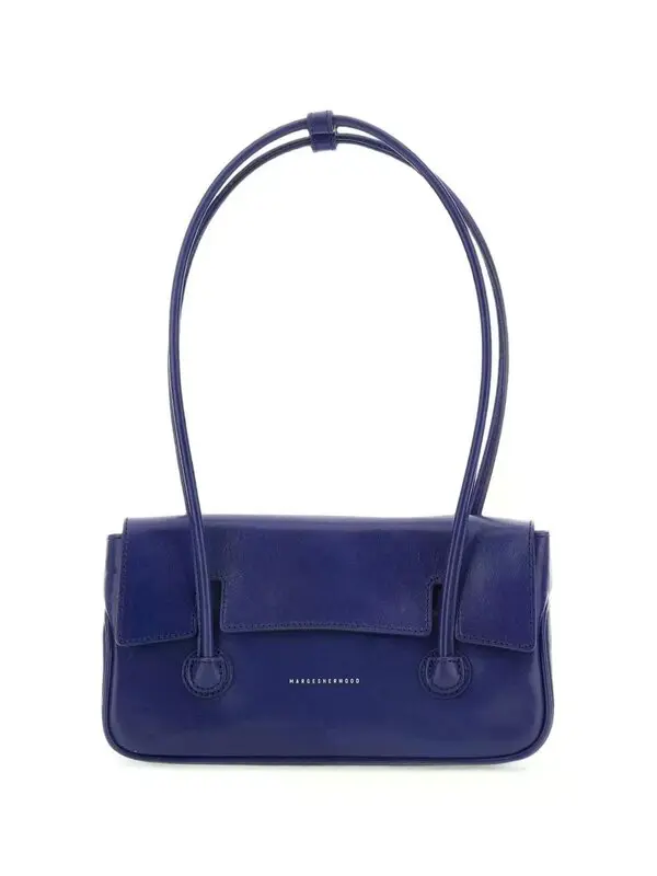 MARGESHERWOOD Glossy Leather Shoulder Bag