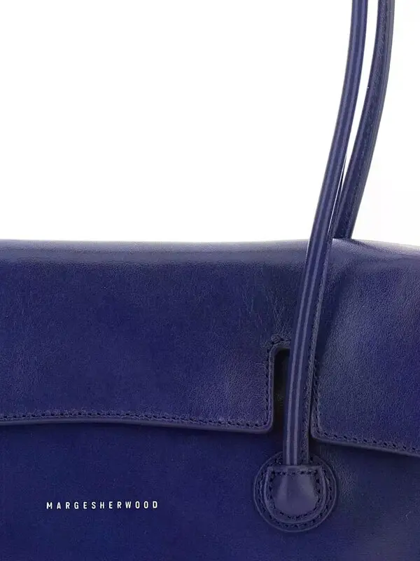 MARGESHERWOOD Glossy Leather Shoulder Bag