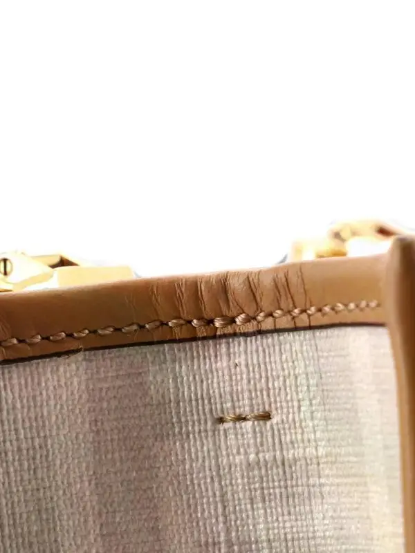 Fendi Sunshine Shopper Printed Zucca Coated Canvas Mini Tote Bag