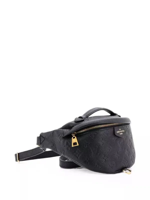 LOUIS VUITTON Bum Bag Monogram Empreinte Leather Belt Bag - Black