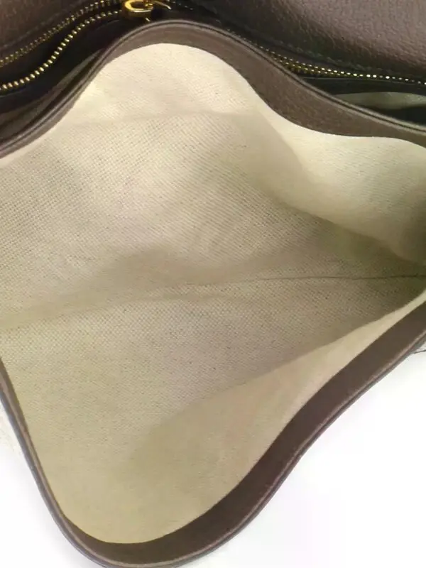 Gucci Blondie Nm Top Handle Bag Gg Coated Canvas Medium Satchel
