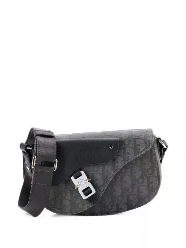 Dior Saddle Messenger Pouch Oblique Canvas Crossbody Bag