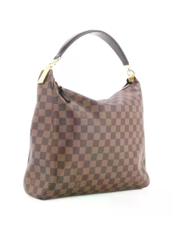 LOUIS VUITTON Portobello Handbag Damier Pm Hobo Bag