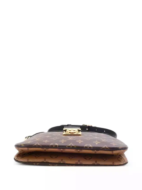 LOUIS VUITTON Twinny Handbag Monogram Canvas And Reverse Monogram Canvas With Leather Shoulder Bag