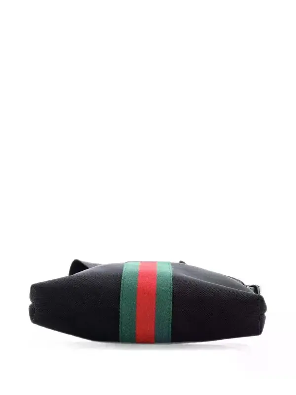 Gucci Web Messenger Bag Techno Canvas Small Crossbody Bag
