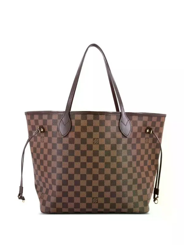 LOUIS VUITTON Neverfull Nm Damier Mm Tote Bag - Brown