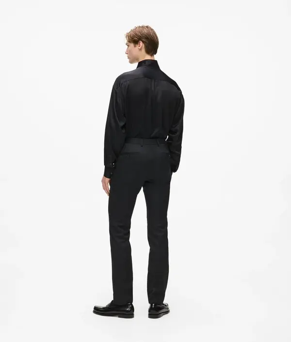 Karl Lagerfeld Kl Studio Regular-fit Wool Suit Pants