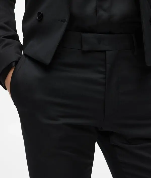 Karl Lagerfeld Kl Studio Regular-fit Wool Suit Pants
