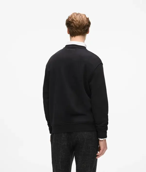 Karl Lagerfeld Monogram Crew Neck Sweatshirt